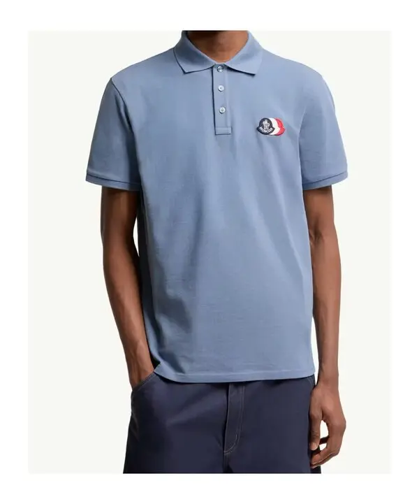Moncler Logo Patch Polo Shirt - No