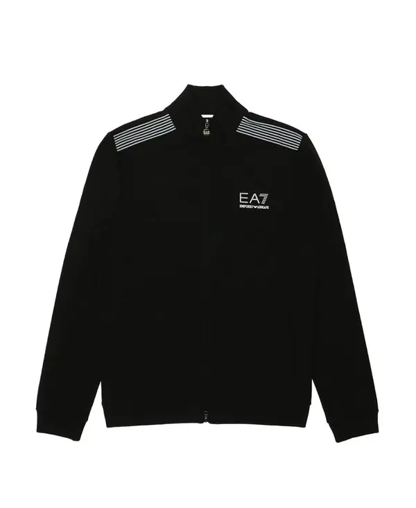 EA7 Zip Up Track Jacket With Stand Collar