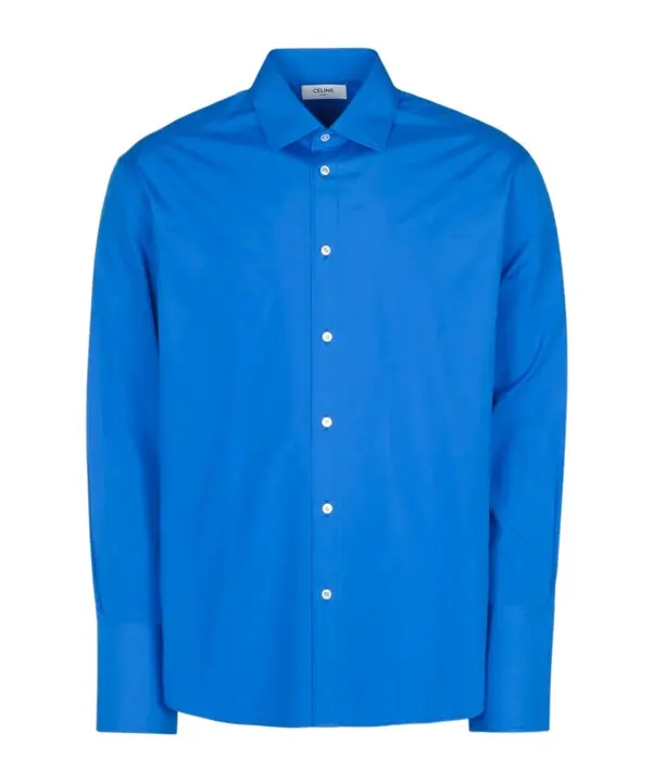 Celine Jed Shirt In Cotton Poplin