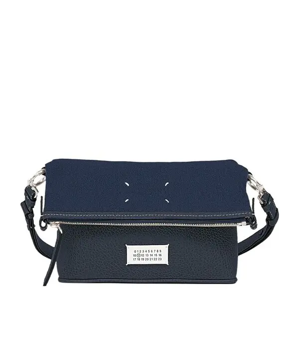 MAISON MARGIELA Leather Shoulder Bag - Blue