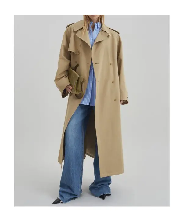 THE FRANKIE SHOP Belted Trench Coat
