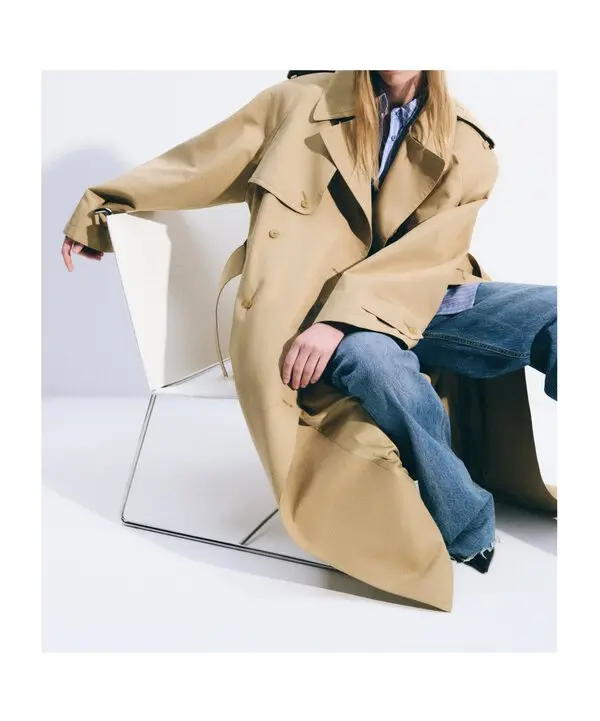 THE FRANKIE SHOP Belted Trench Coat
