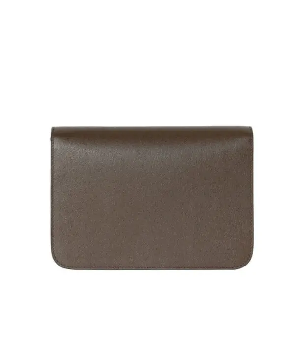 Burberry Mackford Flip Check Shoulder Bag - Black