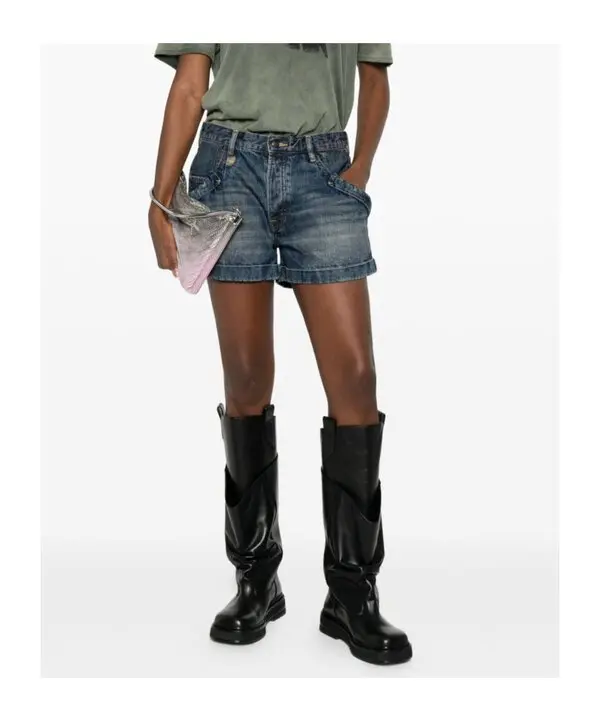 R13 Denim Shorts