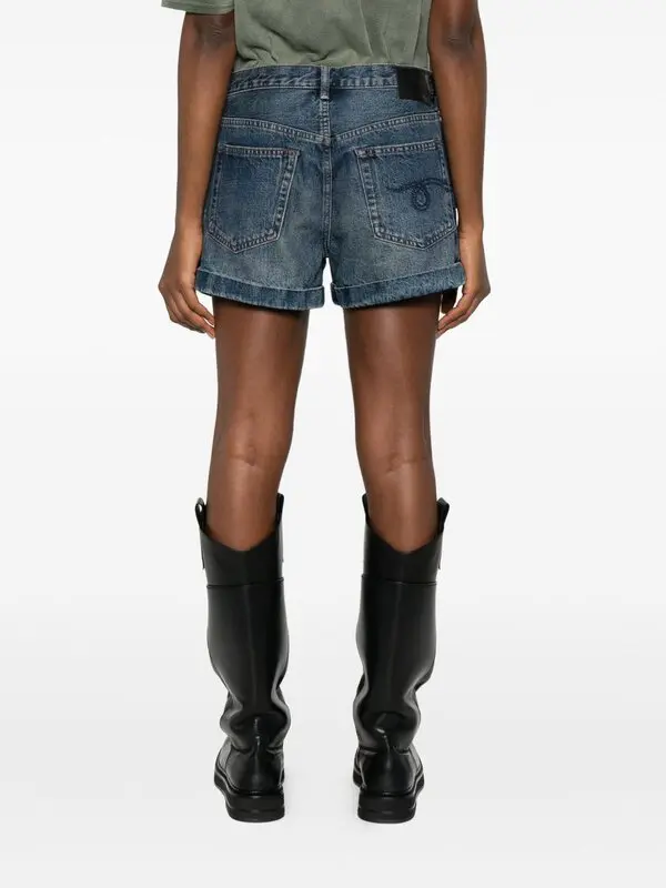 R13 Denim Shorts