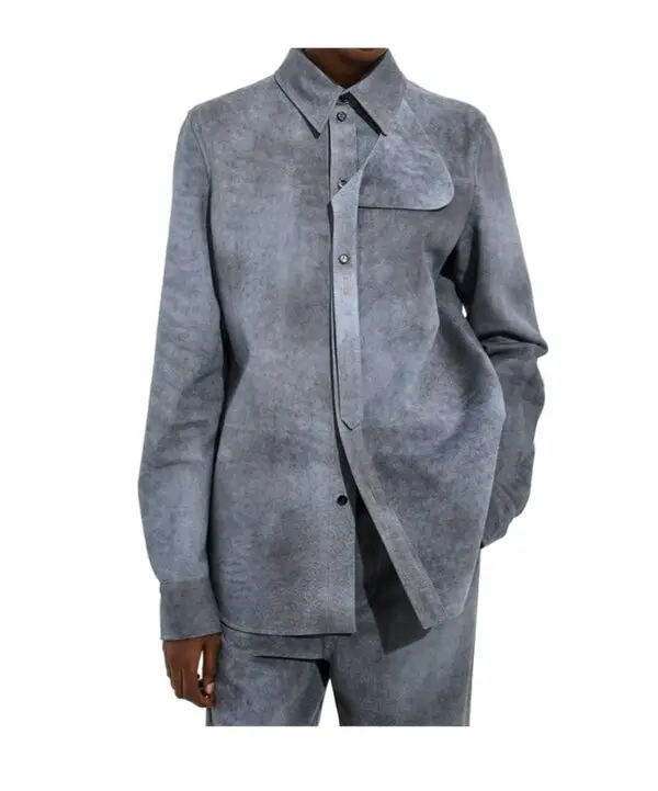 Bottega Veneta Cloudy Suede Shirt