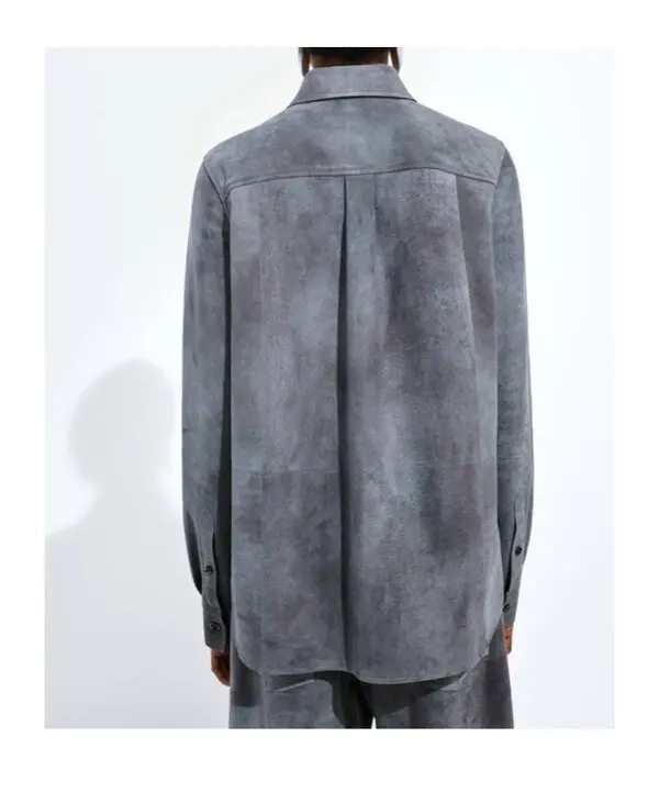 Bottega Veneta Cloudy Suede Shirt
