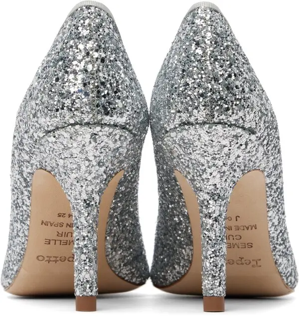 Repetto Cendrillon Glitter High Heel Pumps