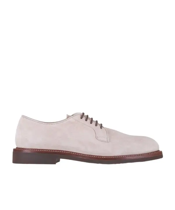 Brunello Cucinelli Suede Derby Shoes - Multicolor