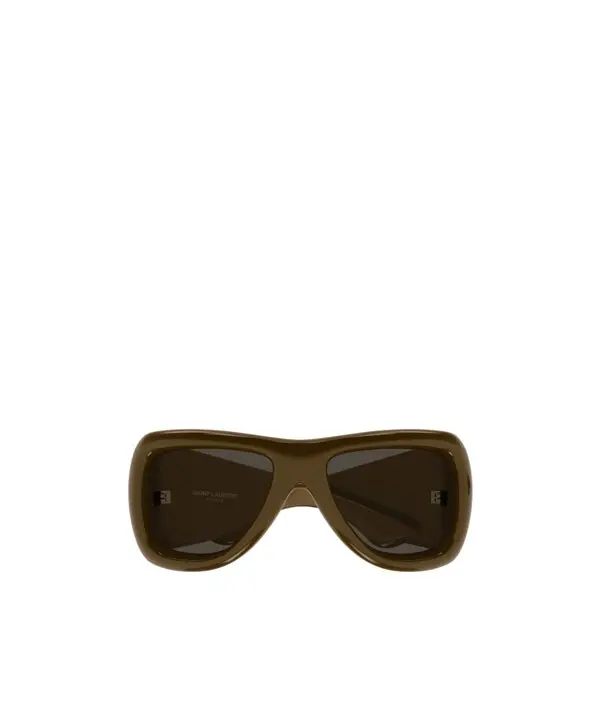 Saint Laurent Oversized-frame Sunglasses - Brown