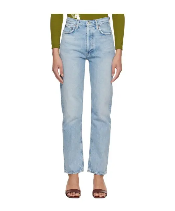 AGOLDE 90's Pinch Waist High Rise Straight Leg Jeans