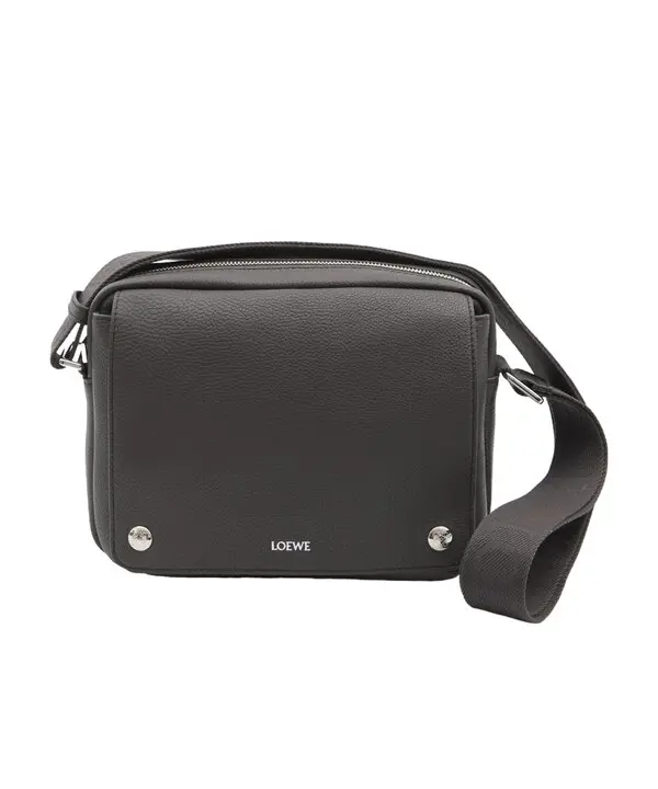 Loewe Pebble Medium Messenger Bag - Dark Gray