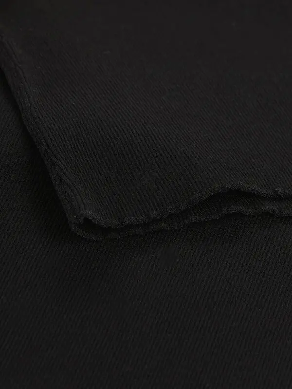Loewe High-neck Sleeveless Top With Double L Embroidery - Black