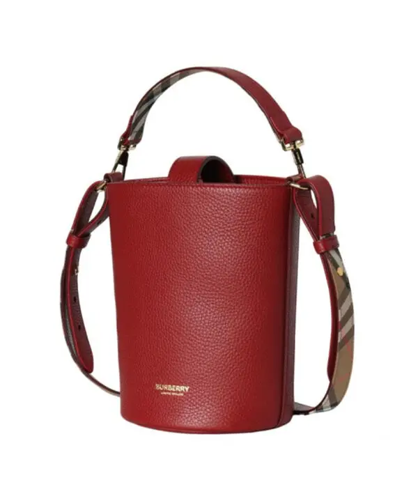 Burberry Leather Bucket Bag