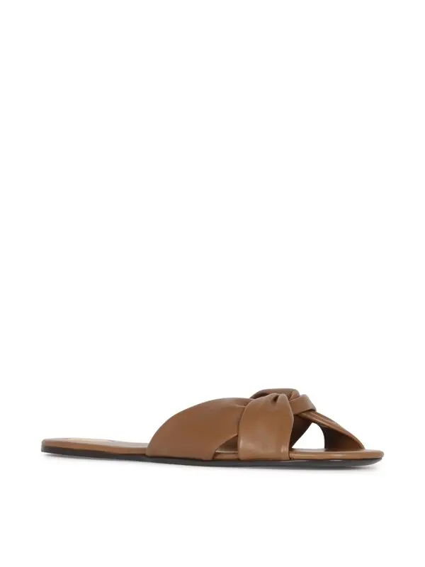Saint Laurent Knotted Slip-on Sandals