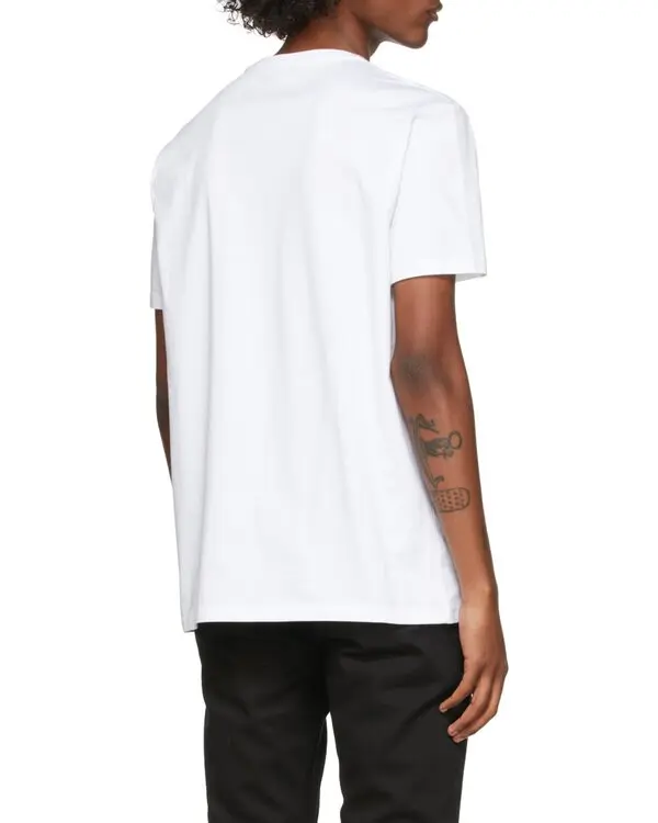Alexander McQueen Graffiti Logo Crewneck T-shirt