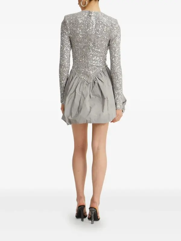 ROTATE BY BIRGER CHRISTENSEN Sequin-embellished Mini Dress