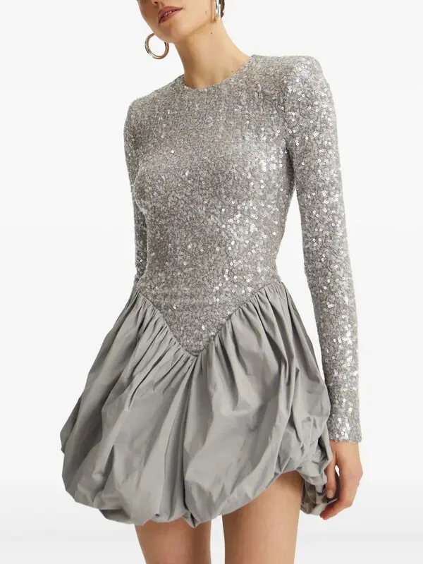 ROTATE BY BIRGER CHRISTENSEN Sequin-embellished Mini Dress