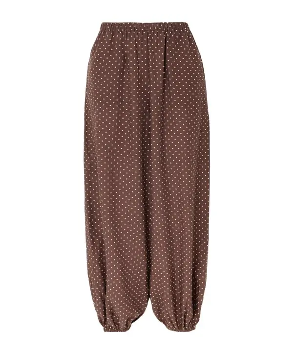 Posse Polka Dot Tape Pants - Red