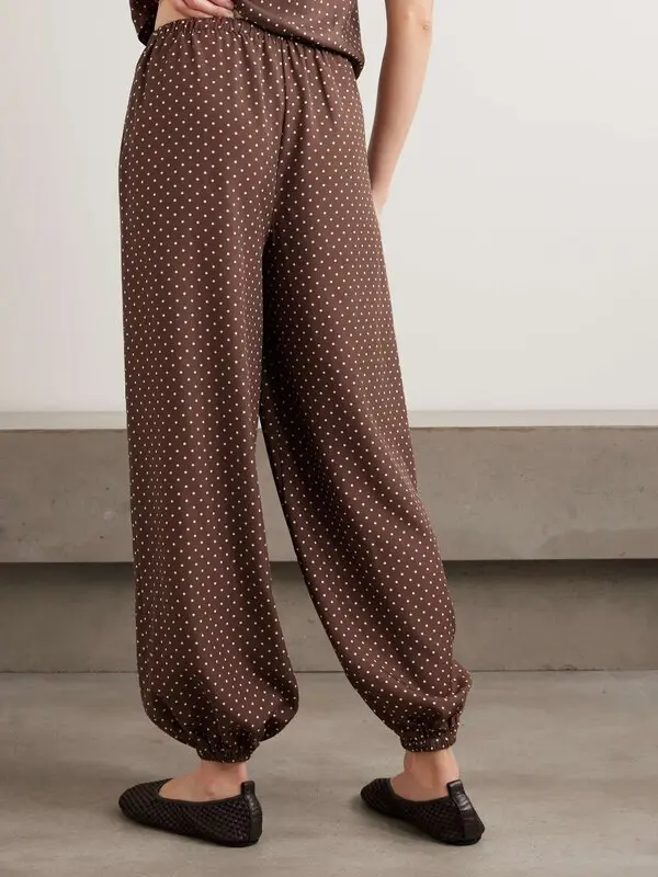 Posse Polka Dot Tape Pants - Red