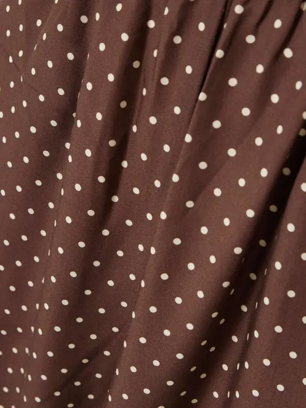 Posse Polka Dot Tape Pants - Red