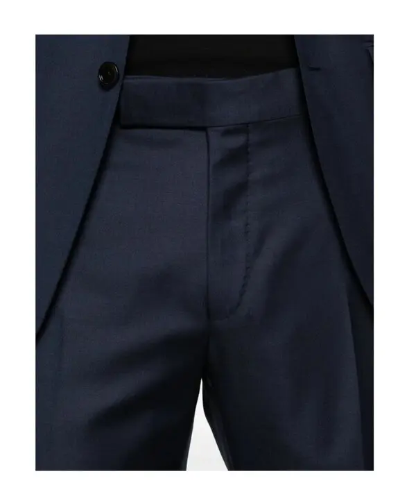 TOM FORD Flap-pocket Single-breasted Suit - Navy
