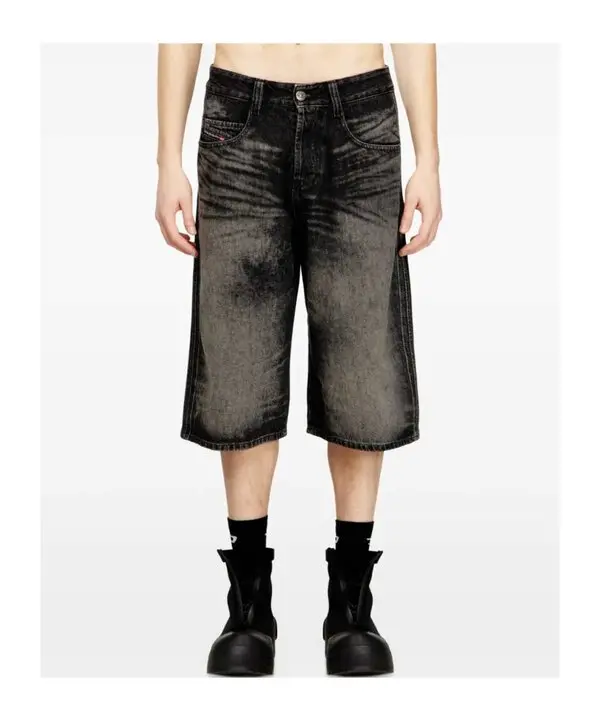 DIESEL® D-enim-m-shorts Long Bermuda Shorts