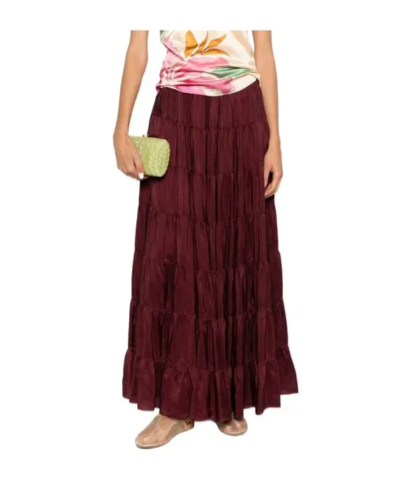 FORTE_FORTE Tiered Maxi Skirt