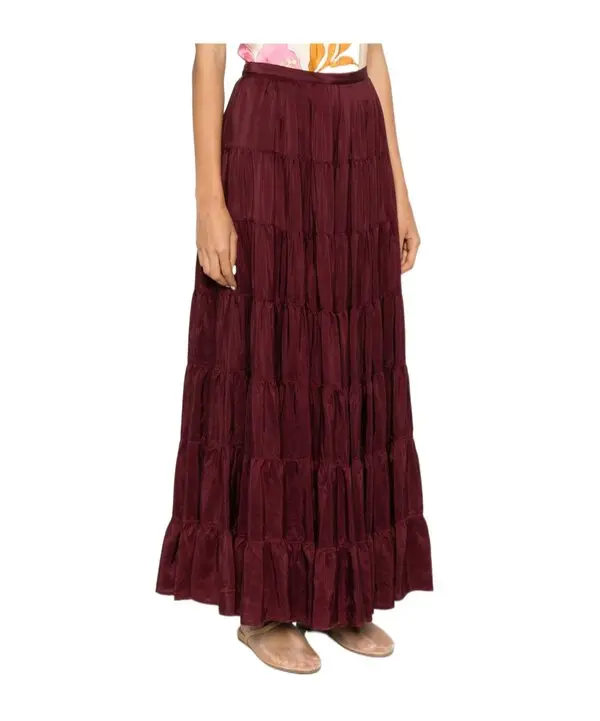 FORTE_FORTE Tiered Maxi Skirt