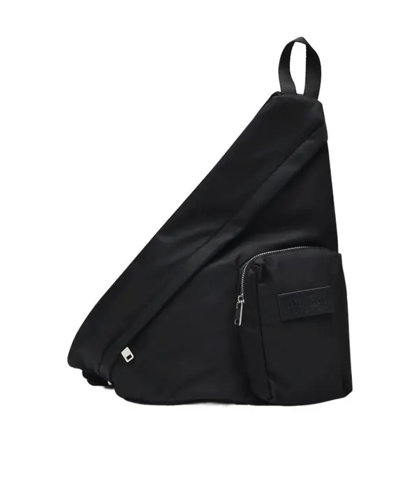 MAISON MARGIELA Logo Plaque Belt Bag - Black