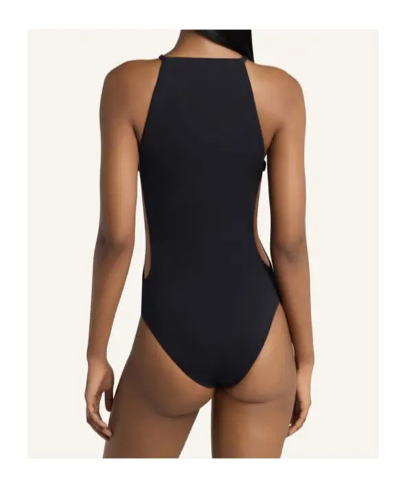 COURREGES Courrèges Cut-out One-piece Swimsuit - Black
