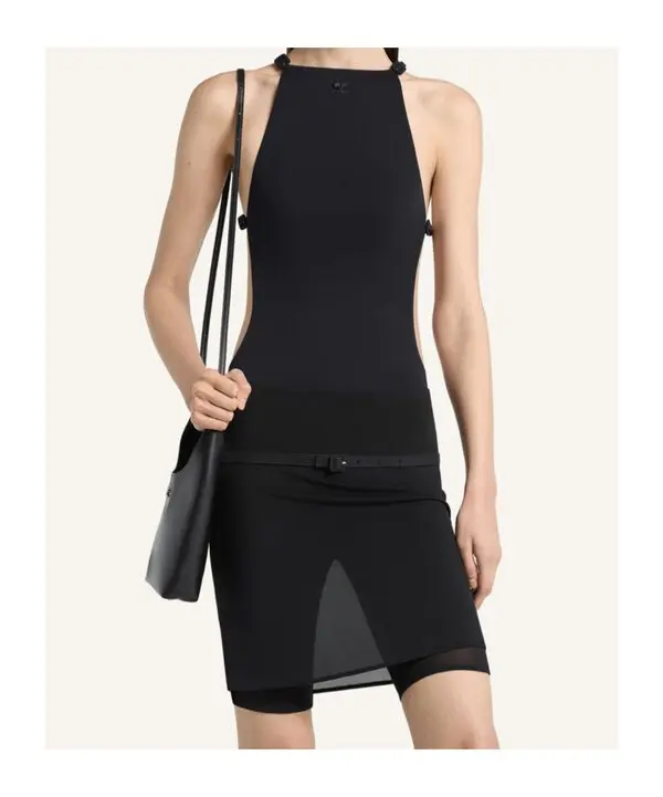 COURREGES Courrèges Cut-out One-piece Swimsuit - Black