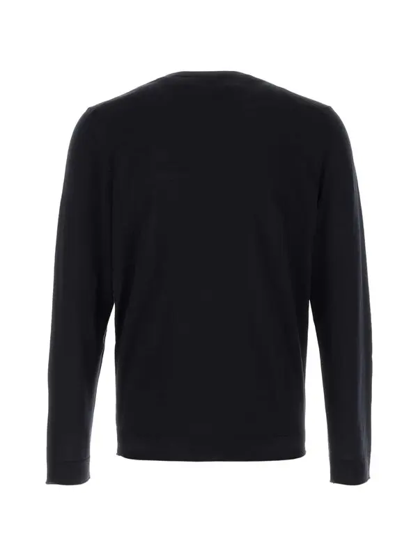 Brioni Crewneck Knitted Sweater - Black