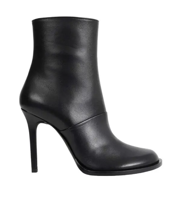 ANN DEMEULEMEESTER Leather Stiletto Heel Boots