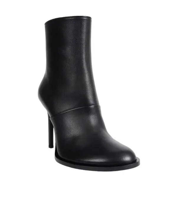 ANN DEMEULEMEESTER Leather Stiletto Heel Boots