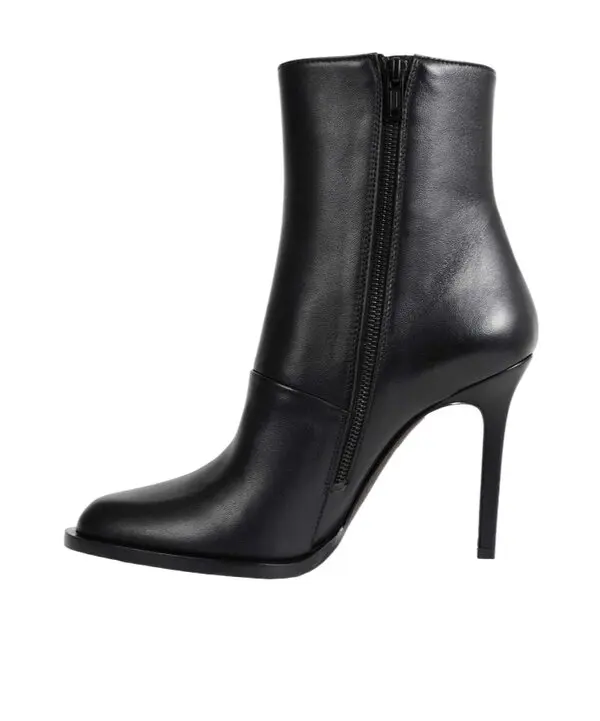 ANN DEMEULEMEESTER Leather Stiletto Heel Boots