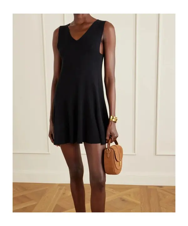 Arch4 Cotton, Silk, And Cashmere Mini Dress