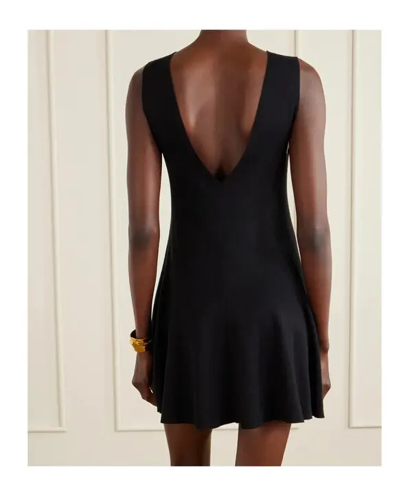 Arch4 Cotton, Silk, And Cashmere Mini Dress
