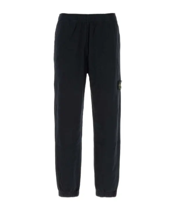 Stone Island Logo Pocket Joggers - Blue