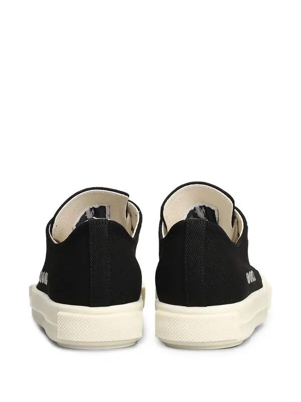 Rick Owens Extreme Eyelet Detail Sneakers - Black