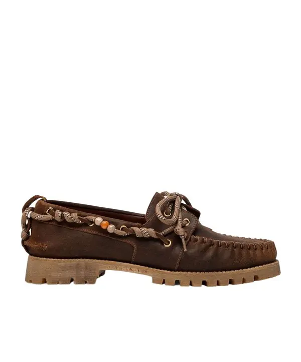 GOLDEN GOOSE Cruise Lace-up Loafers - Brown