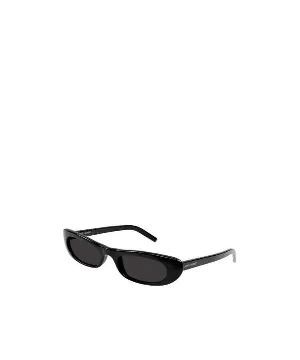 Saint Laurent Sl 557 Shade Oval Sunglasses - Black