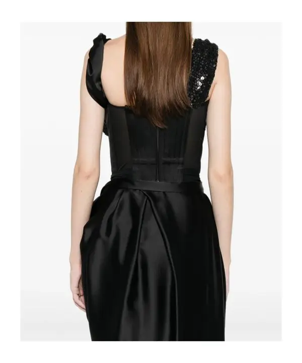 VIVIENNE WESTWOOD Knot Sequin Embellished Corset Top