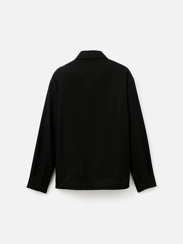 Jacquemus Mecano Zip Shirt - Black