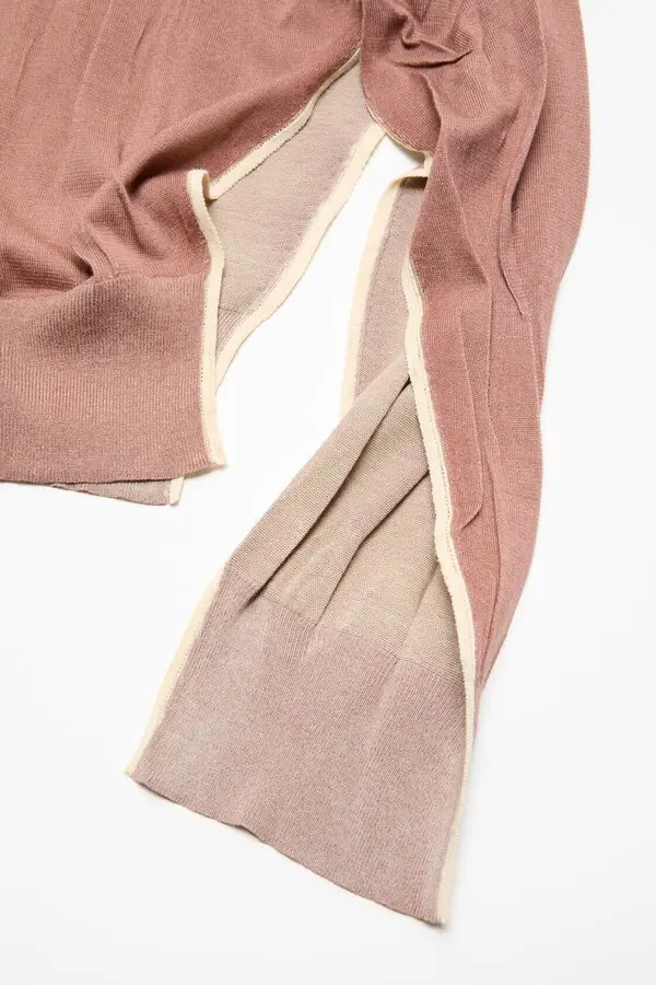 Acne Studios Crumpled V-neck Knitted Sweater