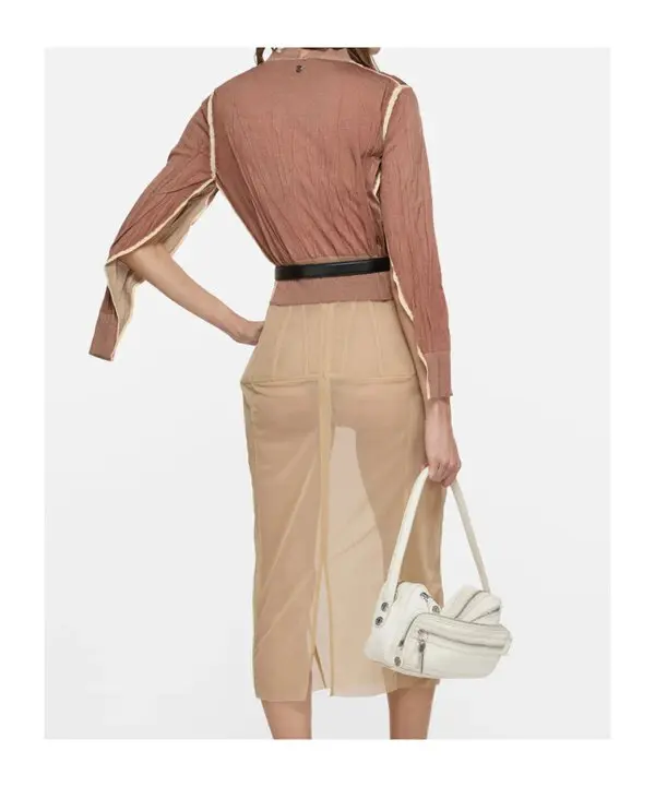 Acne Studios Crumpled V-neck Knitted Sweater