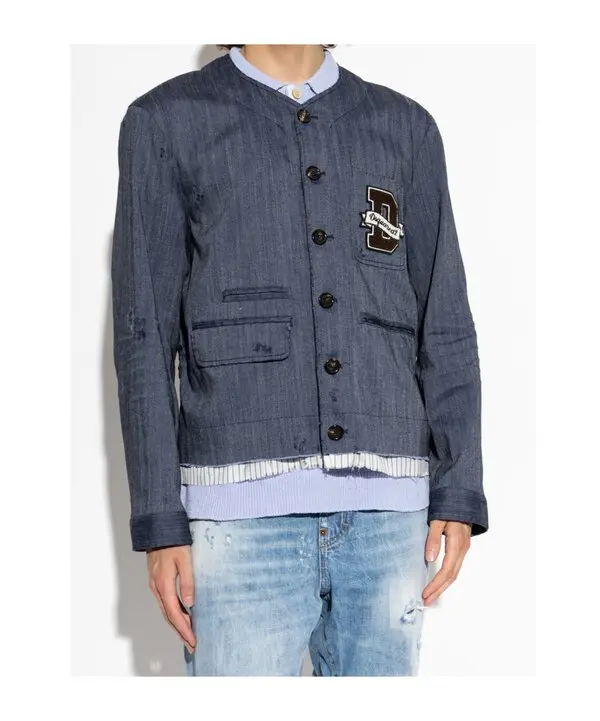 Dsquared2 Vintage Effect Patch Jacket