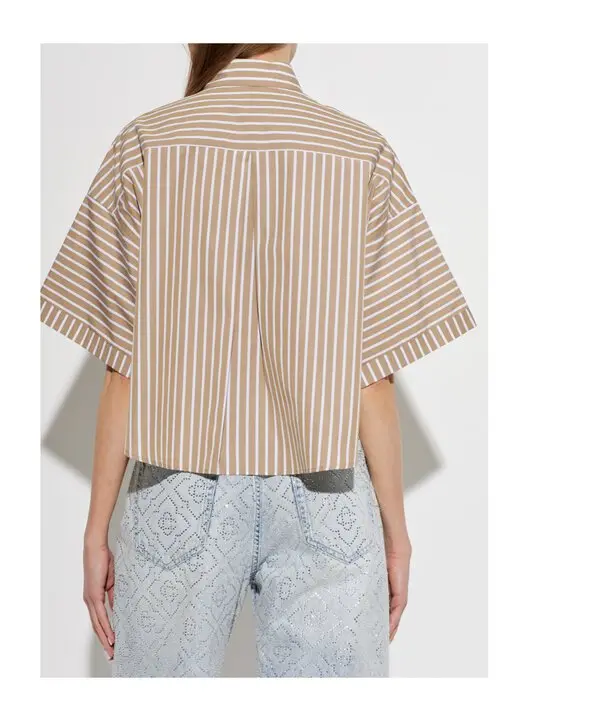 RAG  BONE Rag & Bone Short Sleeve Striped Shirt