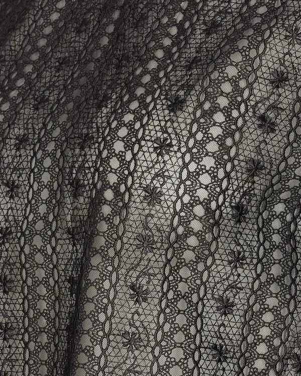 SELF-PORTRAIT Lace Embellished Long Sleeve Cover-up