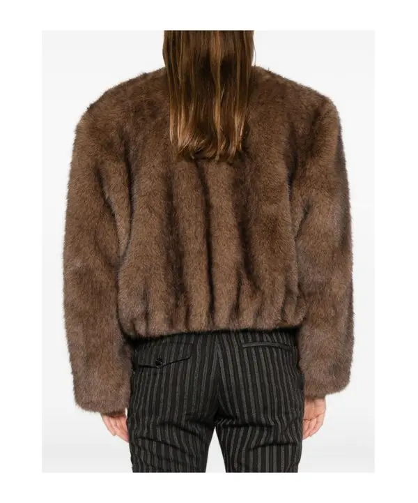 STAND STUDIO Karly Zip-up Jacket - Brown